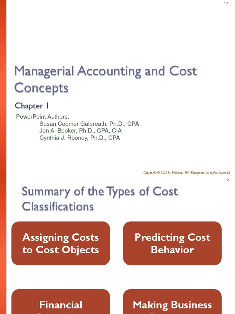 Managerial Accounting and Cost Concepts | PDF | Regression Analysis ...