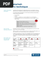 Pomodoro Cheat Sheet | PDF