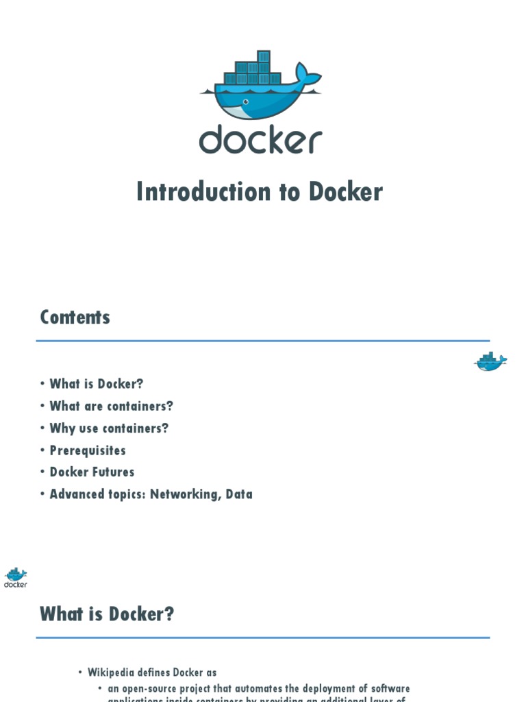 Introduction To Docker | PDF | Virtual Machine | Operating System