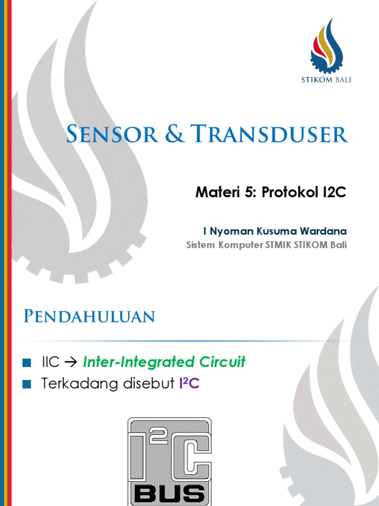 Materi 5 Protokol I2c | PDF | Metode & Bahan Ajar | Komputer
