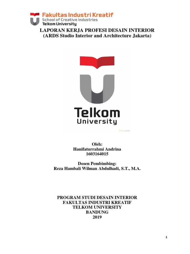 Laporan Kerja Profesi Desain Interior | PDF