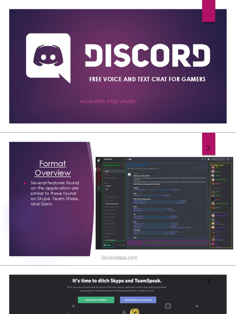 Discord Presentation | PDF