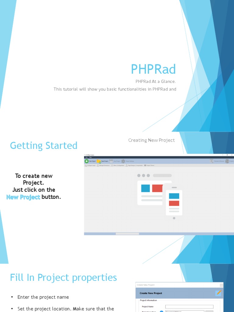 Phprad Tutorial | PDF | Html | Menu (Computing)