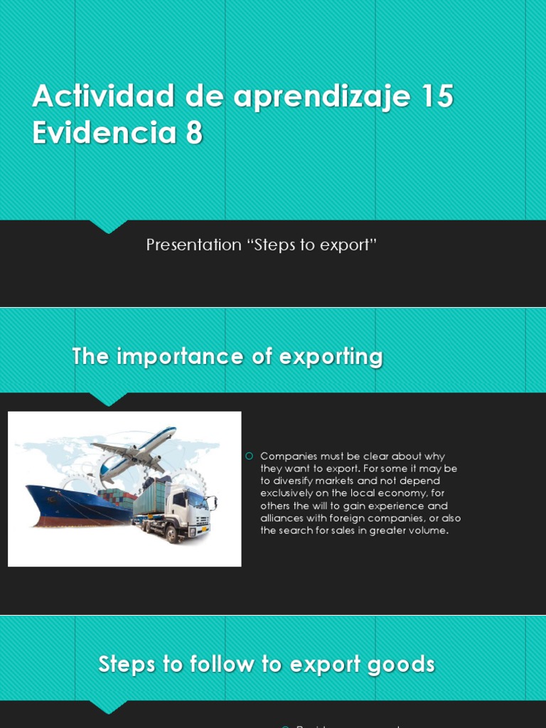 Steps for Successful Exporting | PDF | Exports | Customs