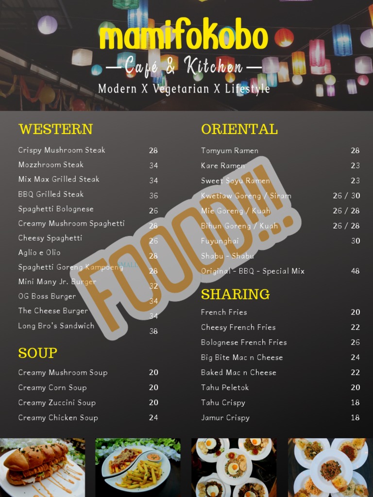 Contoh Menu | PDF