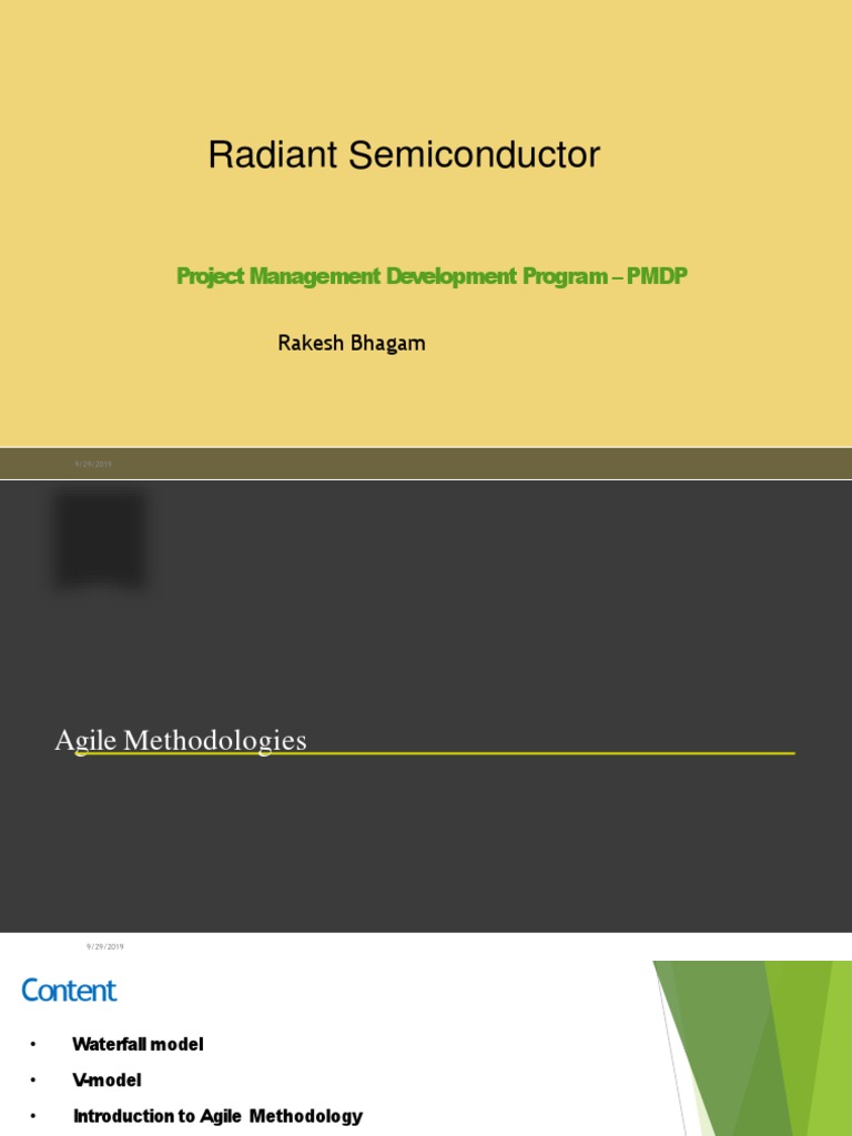 Radiant Semiconductor: Project Management Development Program - PMDP ...