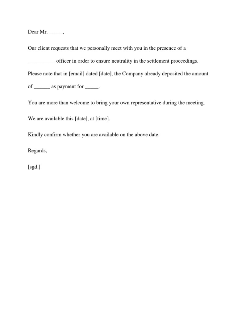 Neutral Letter Draft | PDF