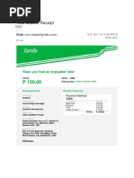 Grab Receipt Sample | PDF