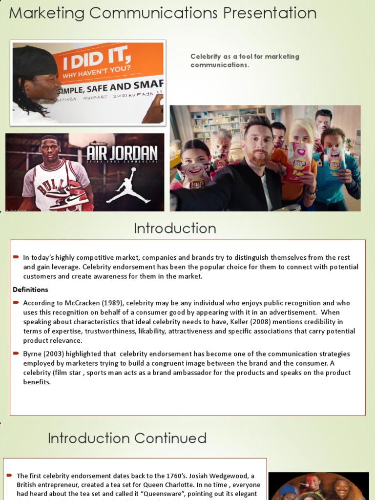 Leveraging Celebrity Influence: An Analysis of Celebrity Endorsement as ...