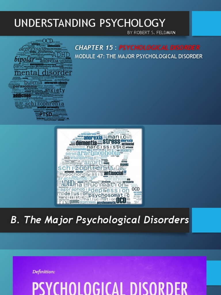 Understanding Psychology: Psychological Disorder | PDF | Phobia ...