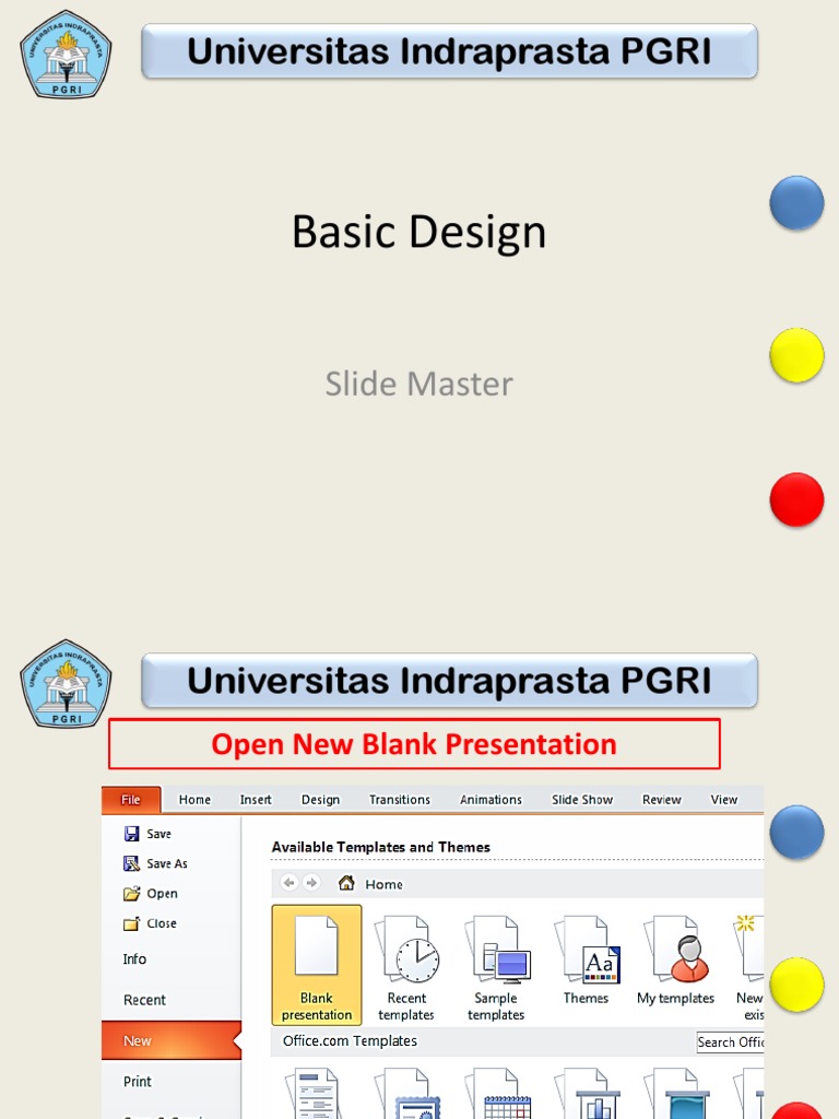 Basic Design: Universitas Indraprasta PGRI | PDF | Career & Growth