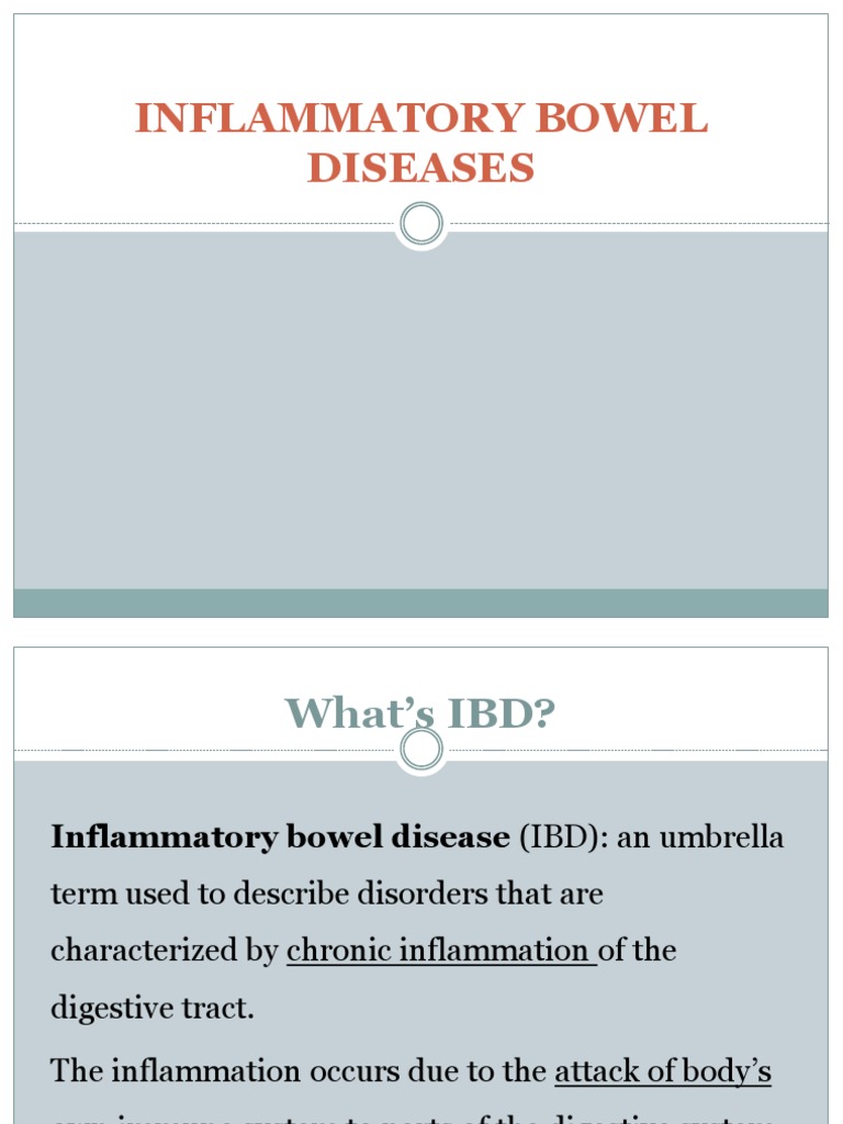 IBD | PDF | Inflammatory Bowel Disease | Irritable Bowel Syndrome