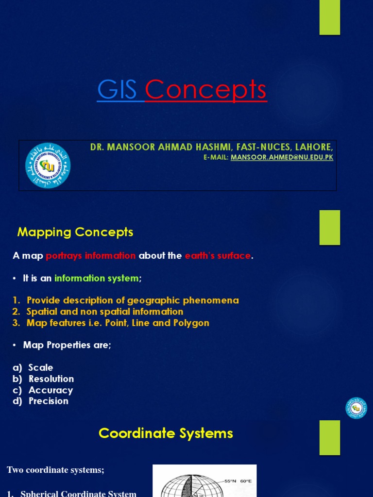 Chapter 2 Gis Concepts | PDF | Latitude | Longitude