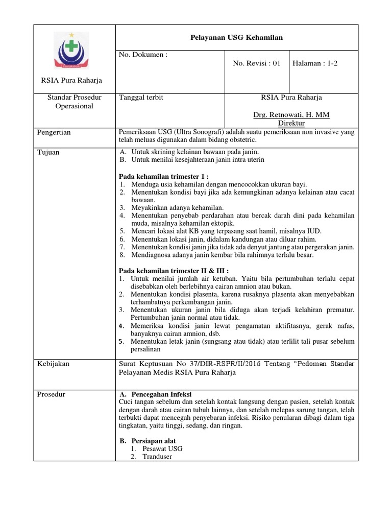 SPO USG Kehamilan | PDF
