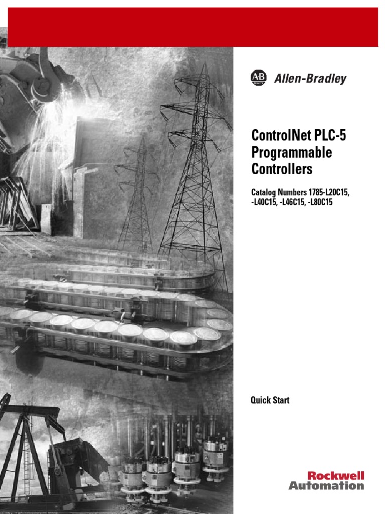 ControlNet PLC-5 Programmable Controllers | PDF | Programmable Logic Controller | Power Supply