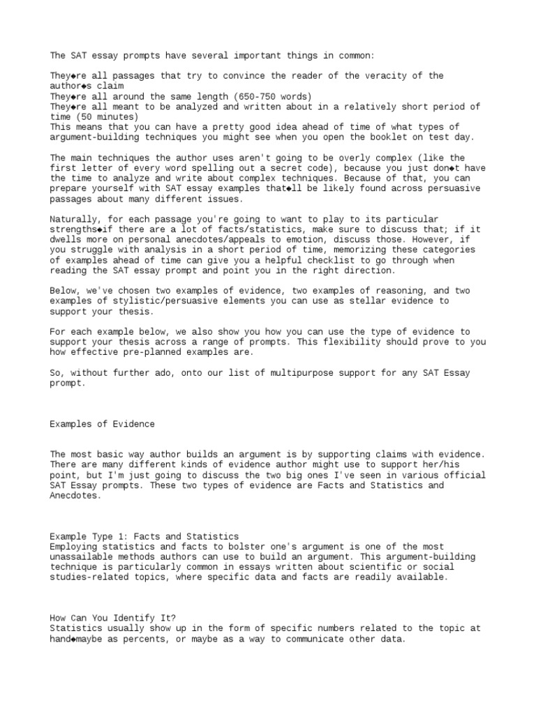 Sample Essa | PDF | Statistics | Essays