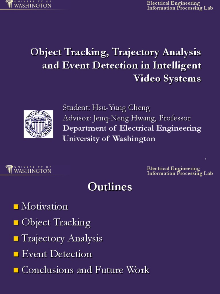 Object Tracking, Trajectory Analysis and Event Detection in Intelligent ...