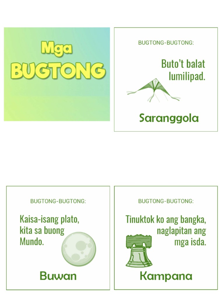 Bugtong | PDF