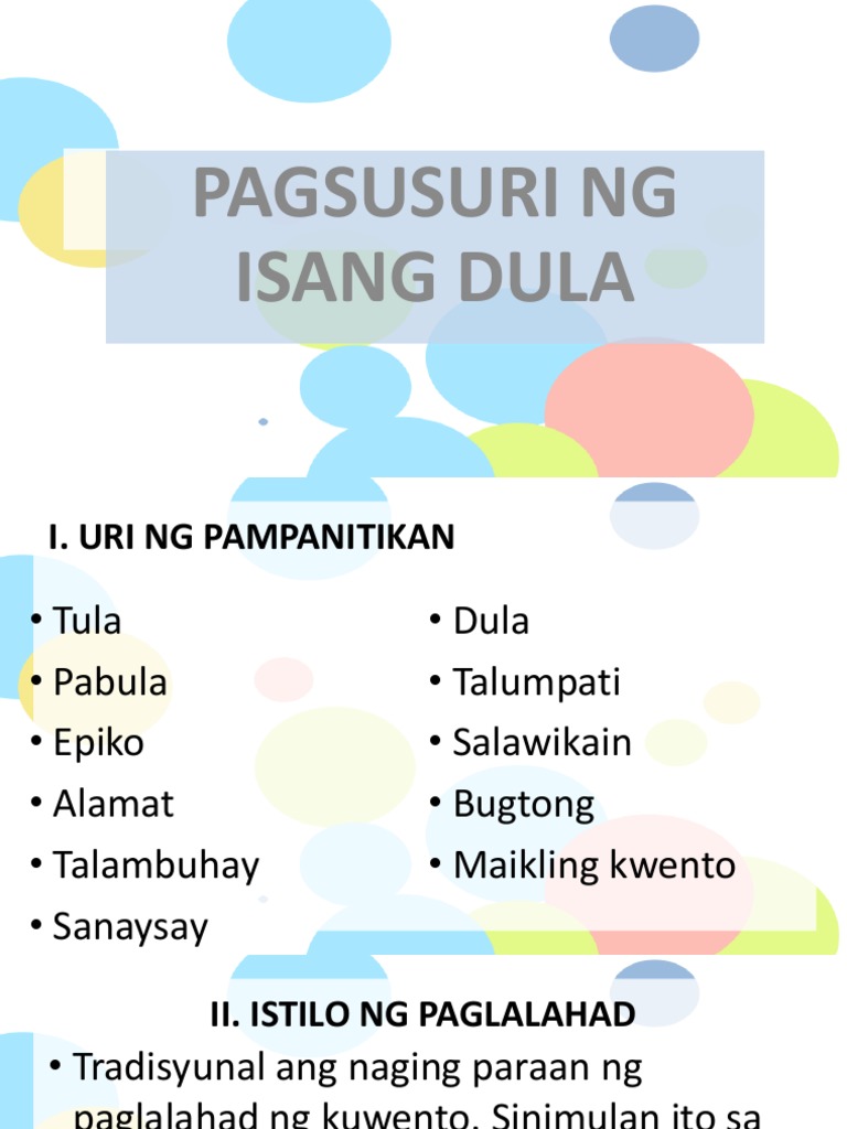 Pagsusuri NG Dula Imperial | PDF