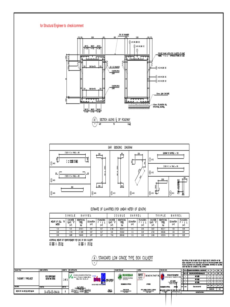 For Structural Engineer To Check/comment: The MRT 7 Project | PDF