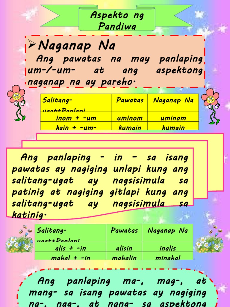Aspekto NG Pandiwa | PDF