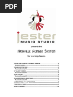 Nashville Number System Chord Chart: I II III IV V VI VII C D D E E F ...