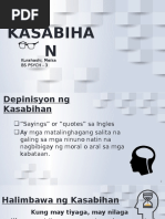 550+ Mga Halimbawa NG Salawikain O Filipino Proverbs | PDF