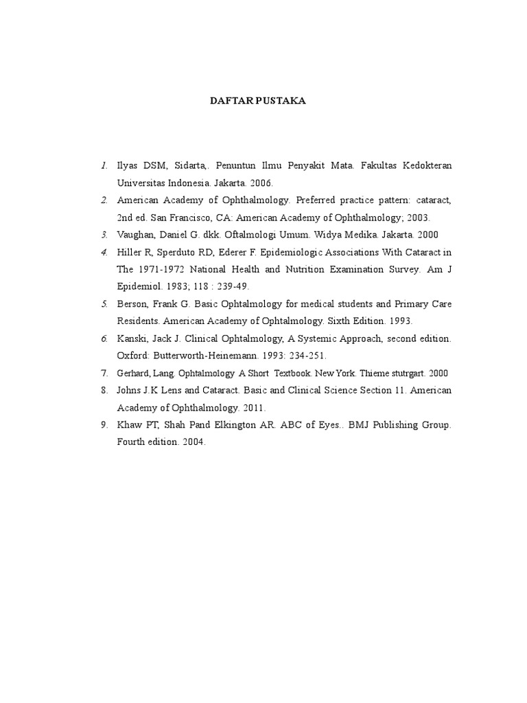 Dapus Lapsus Mata | PDF