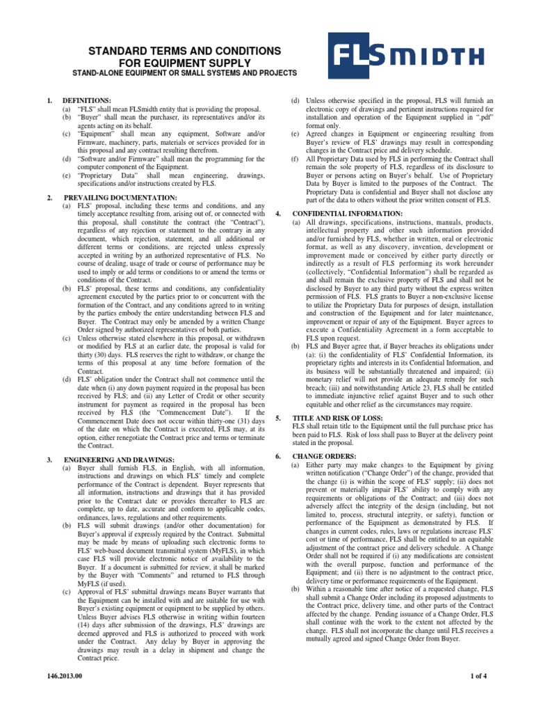 FLSmidth | PDF | Liability Insurance | Indemnity