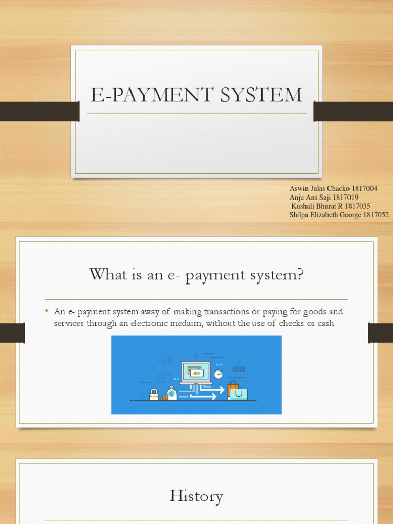 E-Payment Systems Overview | PDF | Cryptocurrency | Online Banking