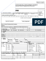 TESDA Assessment Application Form PDF | PDF | Learning | Business