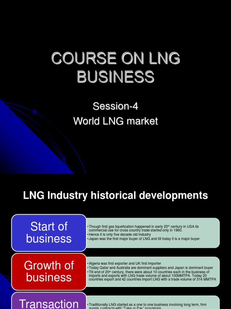 Course On LNG Business-Session4 | PDF | Liquefied Natural Gas | Economies