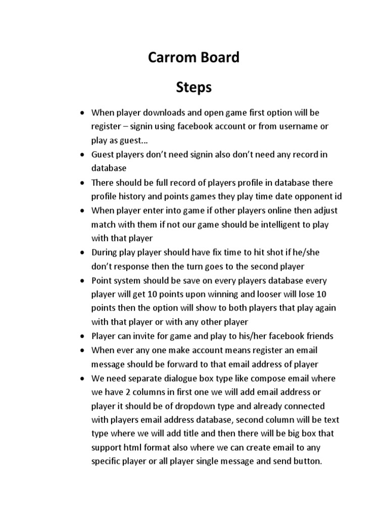 Carrom Board | PDF
