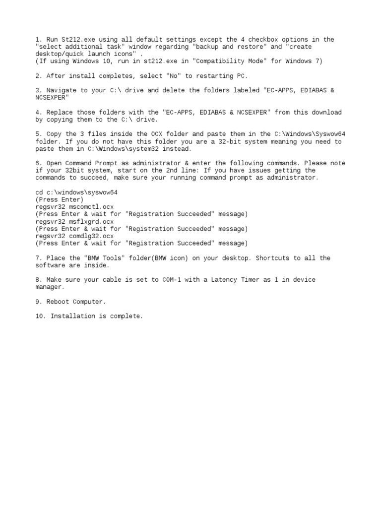 Bimmer Geeks Instruction | PDF