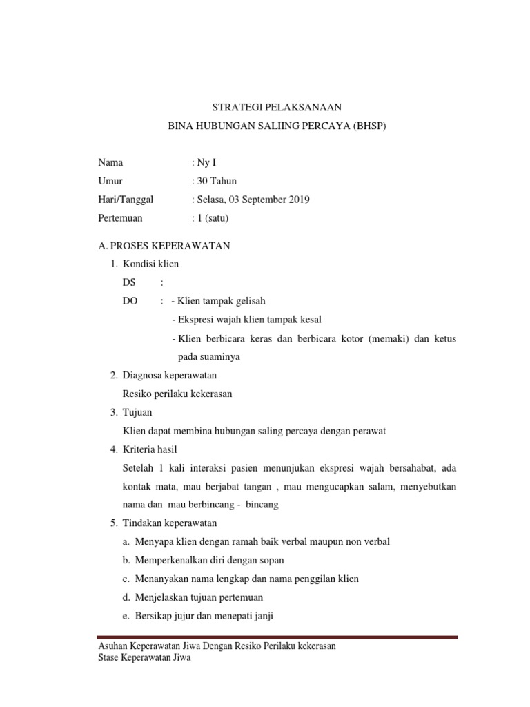 BHSP | PDF | Pengembangan Diri