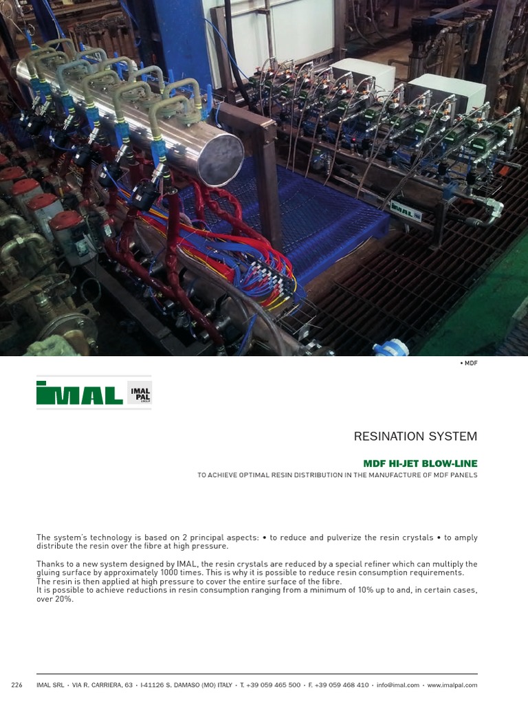 Imal MDF Hi-Jet Blow-Line 2017 PDF | PDF | Building Engineering | Materials