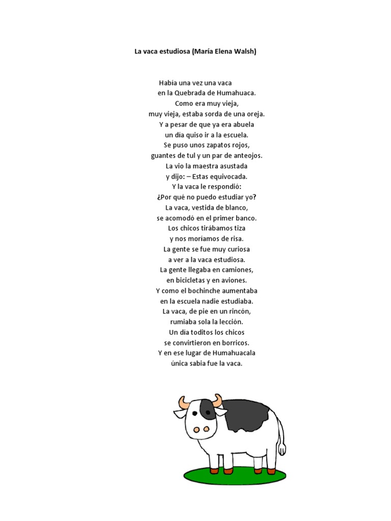 La Vaca Estudiosa | PDF