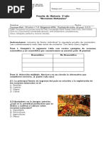 Prueba 5 Basico Recursos y Riesgos Naturales | PDF | Desarrollo ...