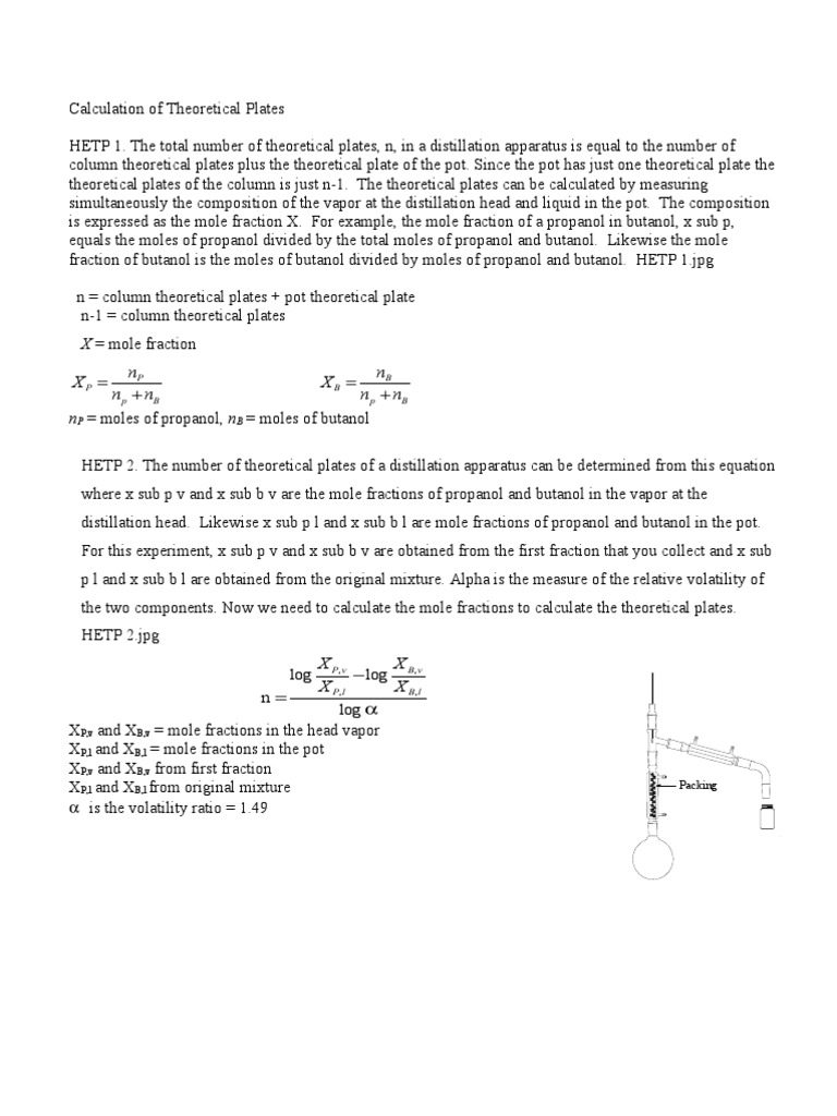HETP Lecture | PDF | Gas Chromatography | Chromatography