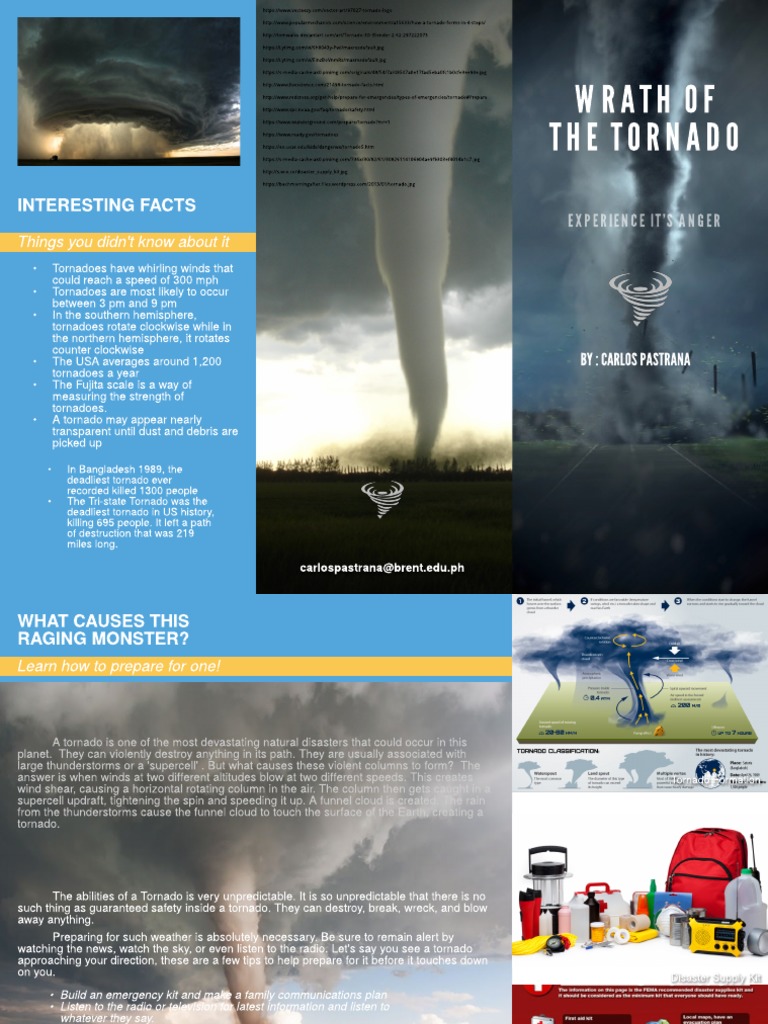 Wrath of The Tornado: Experience It'S Anger Interesting Facts | PDF ...