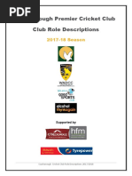 Club Member Position Titles and Roles | PDF | Sports & Recreation