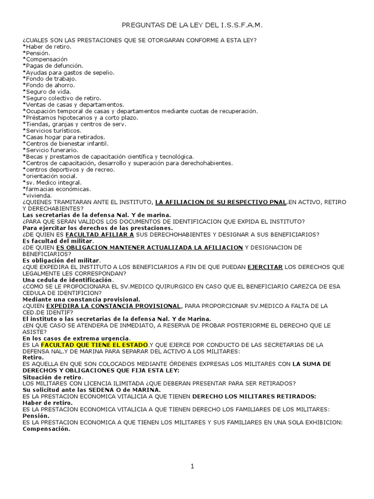 LEY ISSFAM. Listo. | PDF | Pensión | Seguro