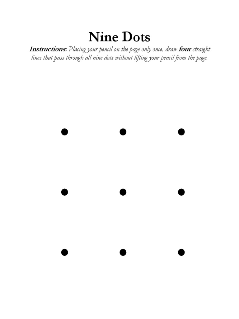 Mindfulness - Nine Dots PDF | PDF