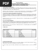 FAB Test Evaluacion Frontal | PDF | Cognición | Prueba / examen