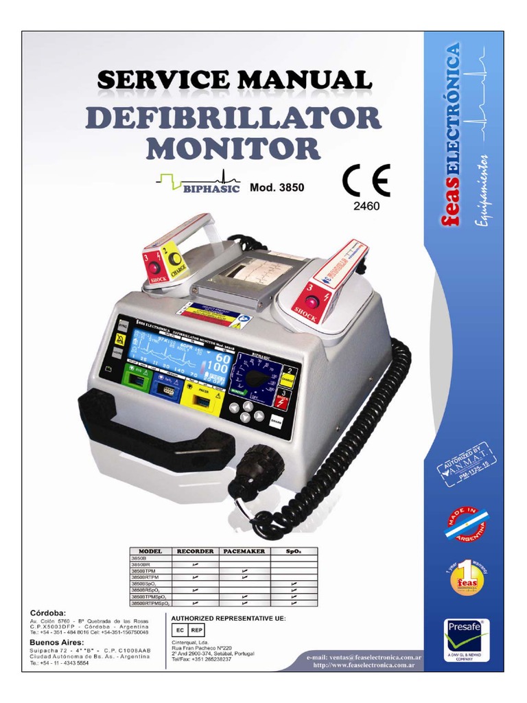 Manual Book Defibrillator | PDF | Artificial Cardiac Pacemaker ...