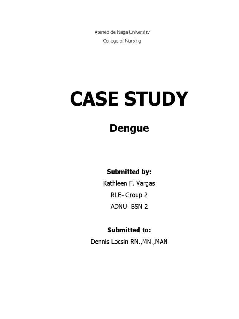 Case Study Dengue | PDF | Immune System | Virus