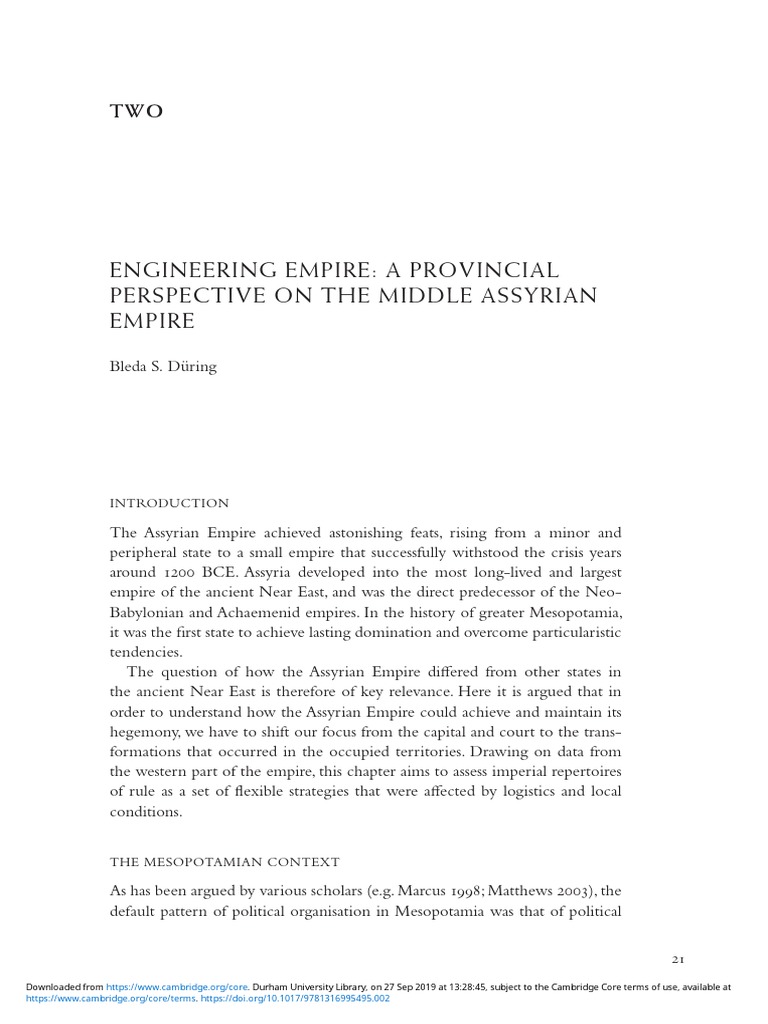 Engineering Empire | PDF | Mesopotamia | Assyria