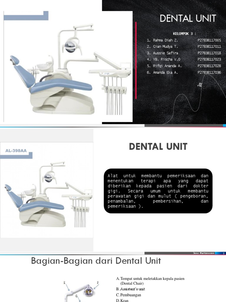 Komponen dan Fungsi Dental Unit | PDF | Kesehatan Holistik | Sains ...