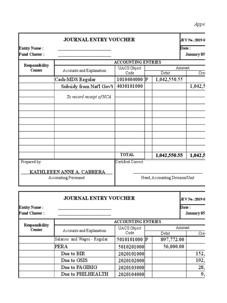 Government Accounting | PDF | Debits And Credits | Debit Card