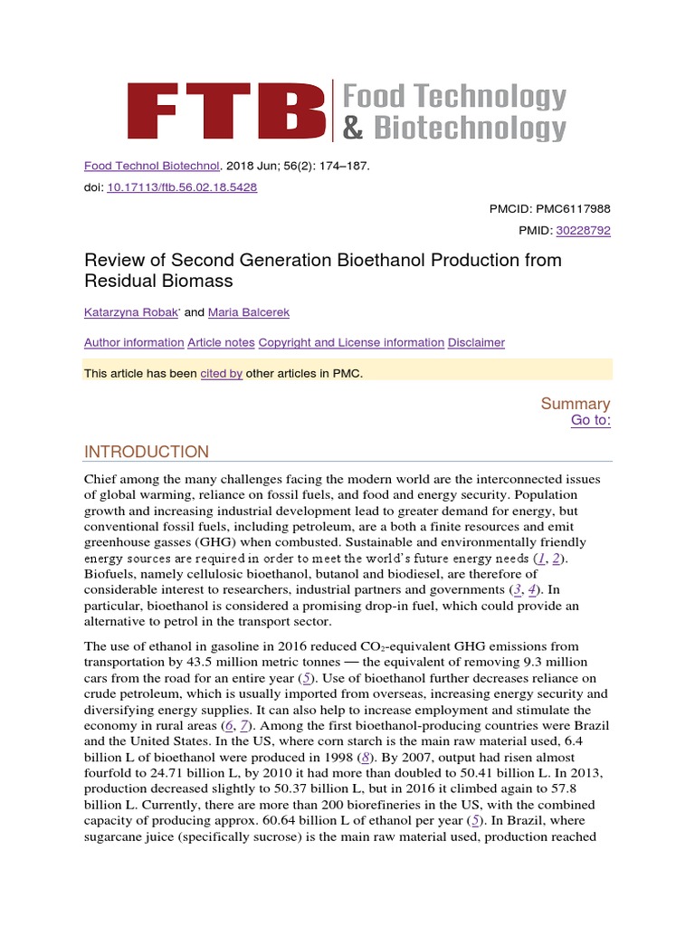 2G Ethanol Conversion | PDF | Biofuel | Biomass